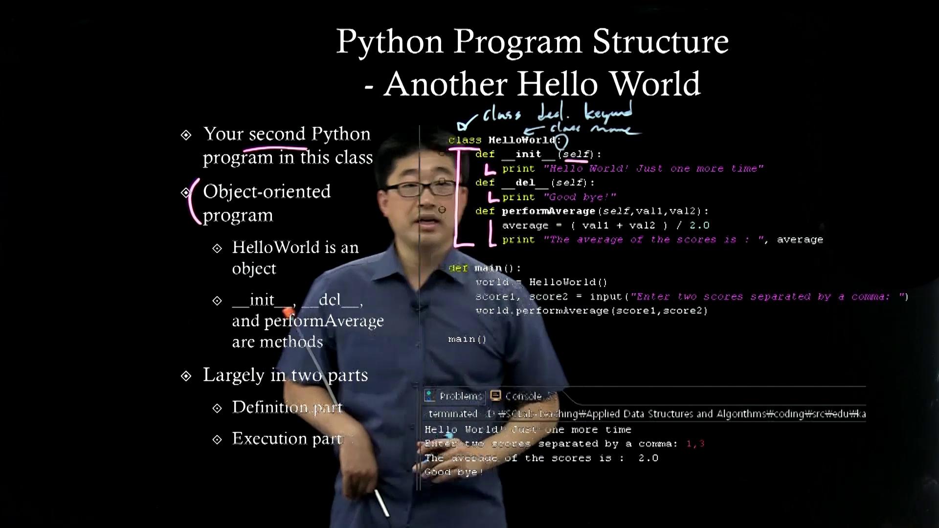 데이터 구조 및 분석 Linear Structure And Dynamic Programming Hello World In Python Edwith