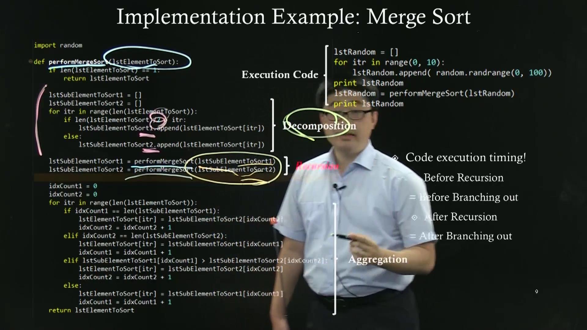 데이터 구조 및 분석 Linear Structure And Dynamic Programming Merge Sort And Problems In Recursions