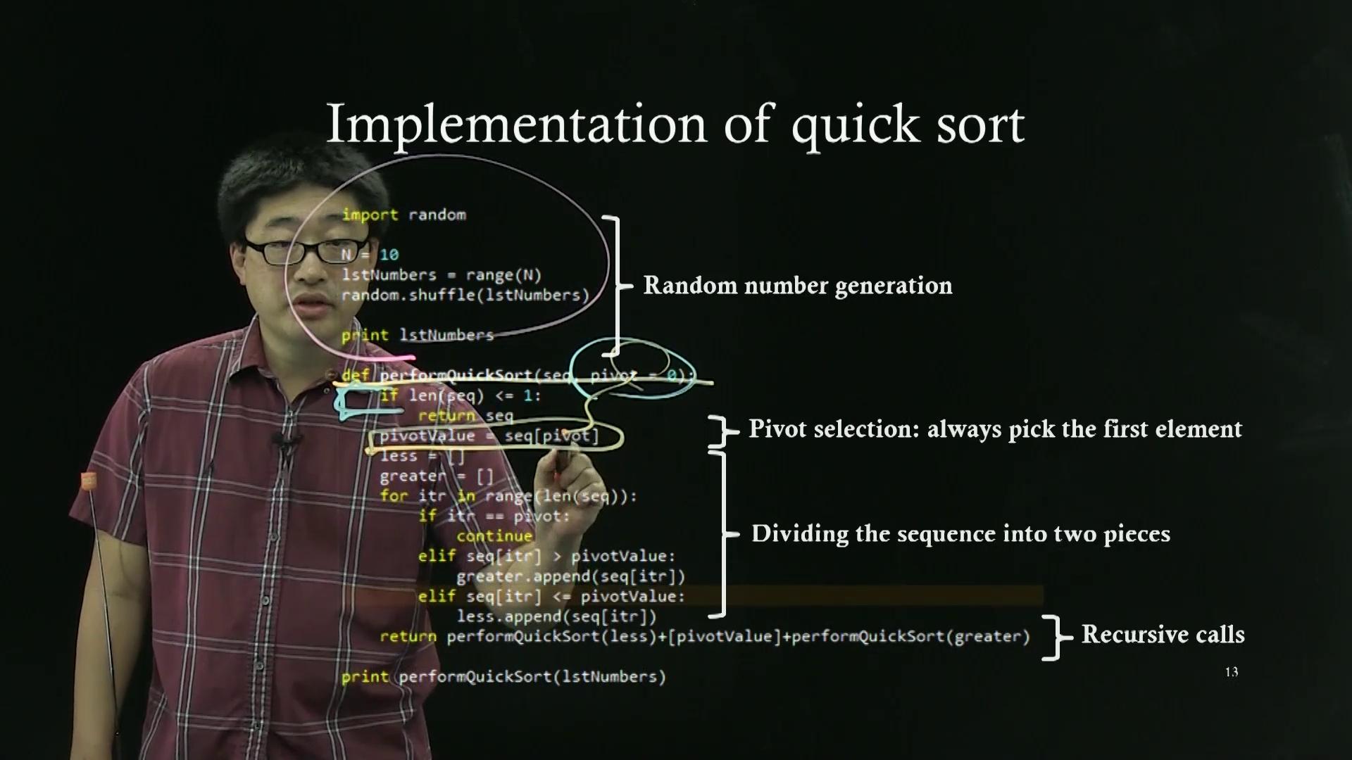 데이터 구조 및 분석 Non Linear Structure Optimization And Algorithms Quick Sort Edwith 9096