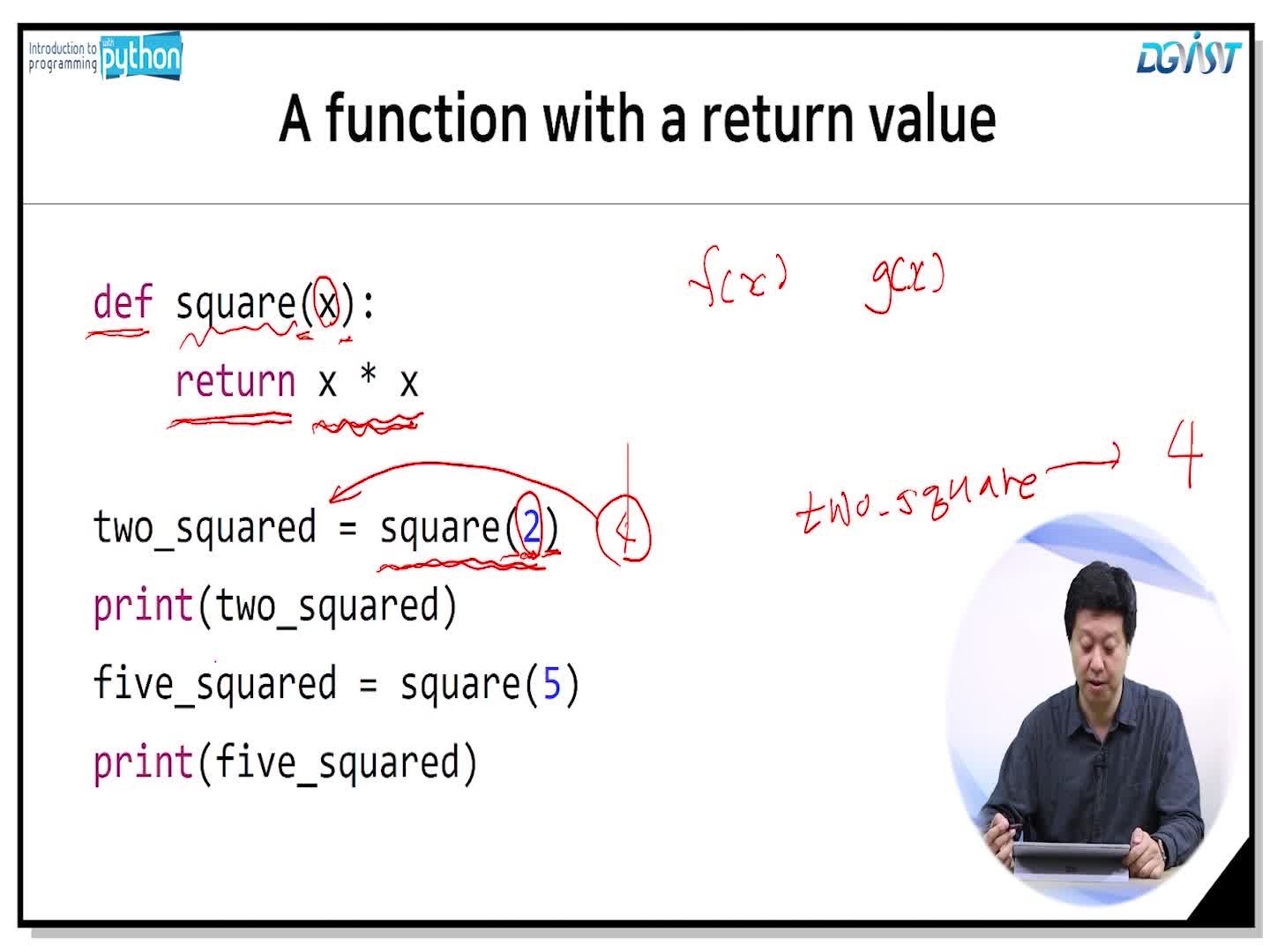 기초 인공지능프로그래밍 Python Programming 3 1 Introduction To Functions Unist