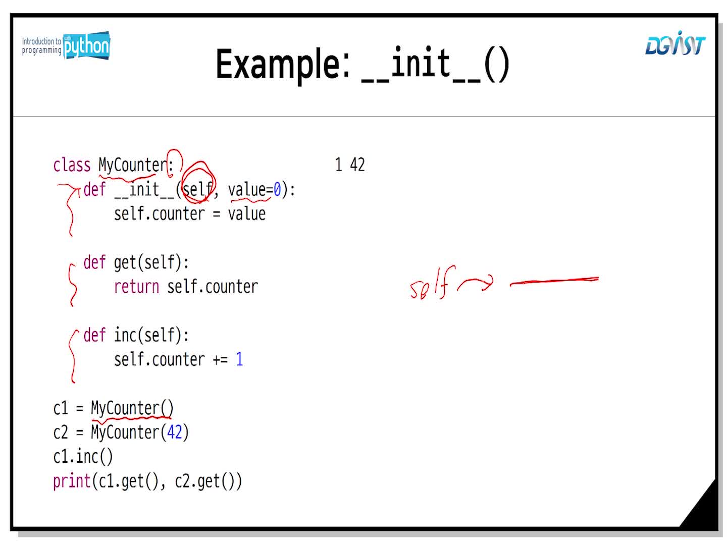 기초 인공지능프로그래밍 Python Programming 6 2 How To Define Classes Unist