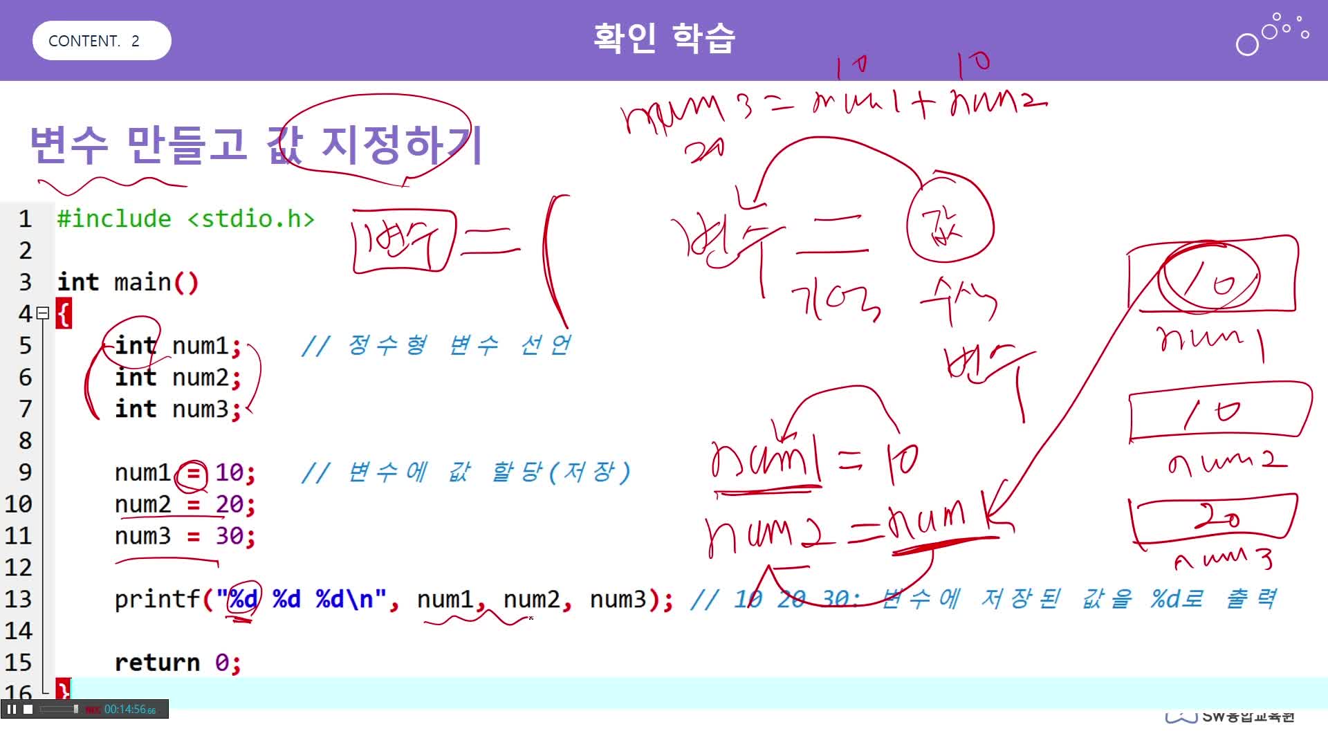 C프로그래밍 자료형과 연산자 Edwith