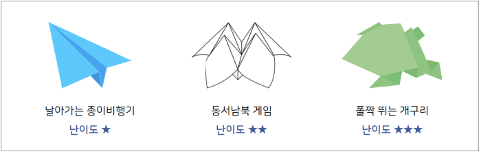 소프트웨어 교재 활동 3 순서대로 차근차근 종이접기
